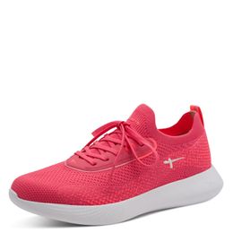 Slip-On Sneaker Tamaris, Damen, Gr. 36, pink, Lederimitat, Textil, unifarben, Schuhe, Freizeitschuh, Slipper, Halbschuh in veganer Verarbeitung