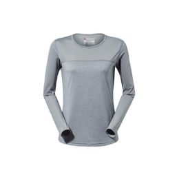 T-Shirt Berghaus "Berghaus T-Shirt", Damen, Gr. L, monument, harbour mist, Obermaterial: 92% Polyester PES. 8% Elasthan EL., regular fit, Rundhals, Shirts T-Shirt, aus hochatmungsaktiven Material