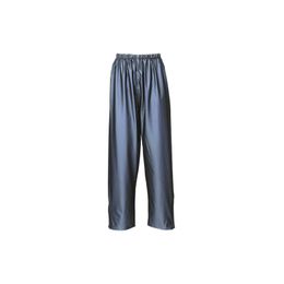 Regen- und Matschhose TERRAX WORKWEAR "PU-Stretch", Damen, Gr. 4X, US, blau, Obermaterial: 58% Polyamid PA. 42% Polyurethan PU., Hosen