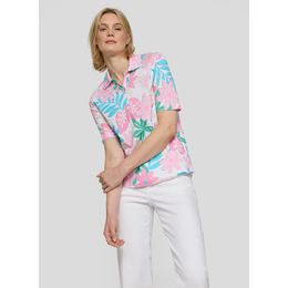 Print-Shirt Rabe "T-Shirt", Damen, Gr. 38, rosa, 100%Baumwolle, gebl&uuml;mt, gerade, Shirts