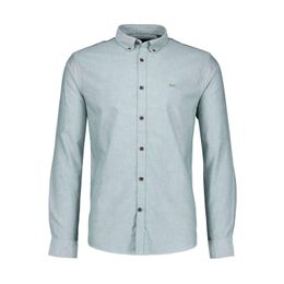 Businesshemd LINDBERGH "Oxford-Hemd Relaxed Fit", Herren, Gr. L, Normalgr&ouml;&szlig;en, gr&uuml;n, Obermaterial: 100% Baumwolle, Hemden