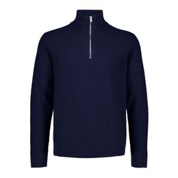 LINDBERGH Herren Troyer "Troyer Relaxed Fit"navy, Gr. L, Obermaterial: 60% Baumwolle, 40% Polyester, Pullover