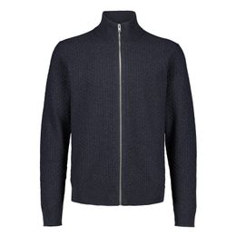 Cardigan LINDBERGH "Cardigan Relaxed Fit", Herren, Gr. L, charcoal, Obermaterial: 60% Baumwolle, 40% Polyester, Strickjacken