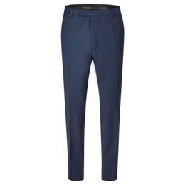 Anzughose HECHTER PARIS "HECHTER PARIS FM Anzughose", Herren, Gr. 102, N + S Gr, navy, Obermaterial: 53% Polyester PES. 43% Schurwolle WV. 4% Elasthan EL., regular fit, Hosen Anzughose, Unimuster
