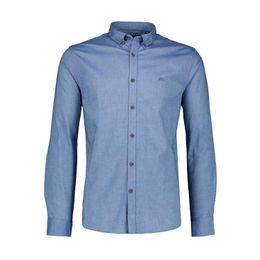 Businesshemd LINDBERGH "Oxford-Hemd Relaxed Fit", Herren, Gr. L, Normalgr&ouml;&szlig;en, blau (dust blau mix), Obermaterial: 100% Baumwolle, Hemden