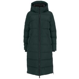 Steppmantel NEW VIEW "Julia", Damen, Gr. L, petrol, Obermaterial: 100% Polyester PES., regular fit, M&auml;ntel Steppmantel, mit weitenregulierbarer Kapuze
