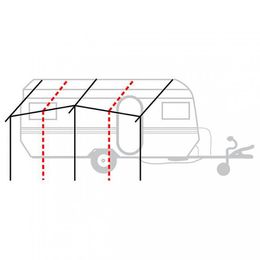 Berger ProFrame Gest&auml;nge-Set f&uuml;r Vorzelte, 28 mm Stahl - Zelt-Gest&auml;nge & Zubeh&ouml;r
