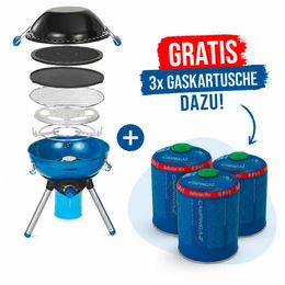 Campingaz Party Grill 400 CV Gasgrill inklusive CV 470 All Season Gaskartuschen 3er Set - Gasgrills