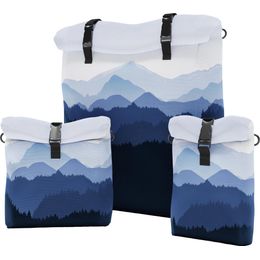 DriveDressy Magnet-Tasche/Organizer L Misty Mountains Blue - Packs&auml;cke und Packtaschen von Drive Dressy