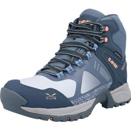 Hi-Tec V-Lite Psych WP Damen Wanderstiefel turquoise/blue/pink hellblau 37 - Damenschuhe