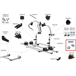 Fiamma Endkappe f&uuml;r Carry Bike Pro / Pro M / Pro C / Pro E Bike / Pro C E Bike Ersatzteilnummer 98656-714 - Ersatzteile Fiamma Fahrradtr&auml;ger