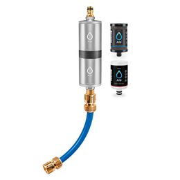 ALB FILTER Mobil Fusion Active und Nano Trinkwasserfilter Camping-Set mit Koffer Silber - Trinkwasseraufbereitung