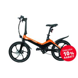 Blaupunkt Fiene faltbares E-Bike 20 Zoll orange 250W - E-Bikes, Scooter & Zubeh&ouml;r