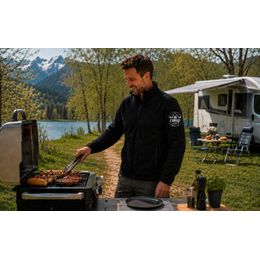 Camplife Rai Herren Fleecejacke Gr&ouml;&szlig;e XL schwarz XL - Herrenjacken