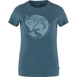 Fj&auml;llr&auml;ven Fj&auml;llr&auml;ven Arctic Fox Print Damenshirt dunkelblau XS - Damenshirts, -blusen & -pullover