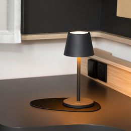 Silwy Magnet-Leuchte Tischleuchte mit Metall-Nano-Gel-Platzset 20 cm grey - Tischleuchten
