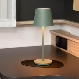 Silwy Magnet-Leuchte Tischleuchte mit Metall-Nano-Gel-Platzset 25 cm sage - Tischleuchten