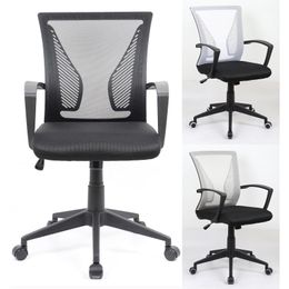 Vcm B&uuml;rostuhl ergonomisch Drehstuhl h&ouml;henverstellbar B&uuml;rostuhl f&uuml;r B&uuml;ro & Home Office - Offilo