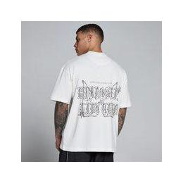Myprotein MP Herren Lift Grafik Vintage Oversized-Baumwoll-T-Shirt &ndash; Vintage-Wei&szlig; - XS