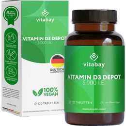 Vitamin D3 Depot 5000 I.E. Cholecalciferol Tabl. 120 St