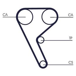 CONTINENTAL CTAM Zahnriemen ct1157 f&uuml;r LANCIA ALFA ROMEO