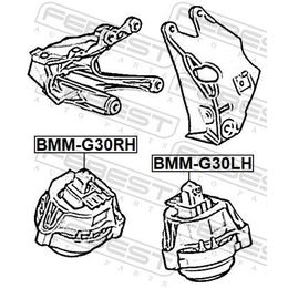 FEBEST Lagerung, Motor bmmg30rh rechts f&uuml;r BMW