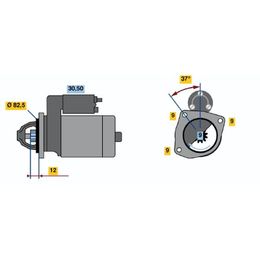 Bosch Starter 0986017790 f&uuml;r LANCIA Fiat