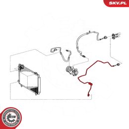 ESEN SKV Hochdruck-/Niederdruckleitung, Klimaanlage 54skv711 f&uuml;r TOYOTA