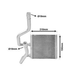 Van Wezel W&auml;rmetauscher, Innenraumheizung 13016700 f&uuml;r NISSAN