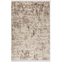 Sch&ouml;ner Wohnen Kollektion Teppich "Glory 251", gitter braun, B:80cm H:0,7mm L:150cm, Acryl, Viskose, SCH&Ouml;NER WOHNEN-KOLLEKTION, Teppiche, Teppich, Indoor, Oeko-Tex
