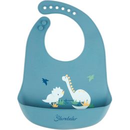 L&auml;tzchen Sterntaler "Silikonl&auml;tzchen Dino Rexi", Baby, blau (mittelblau), Silikon, L&auml;tzchen