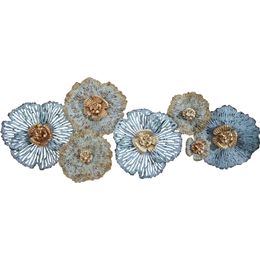 Wanddekoobjekt OTTO HOME "Bl&uuml;ten", bunt, B:114cm H:49cm T:9cm, Metall, Wanddekoobjekte, Wanddeko, aus Metall, bestehend aus 7 Bl&uuml;ten