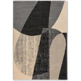 Teppich Astra "Samoa 253", abstrakt grau, B:67cm H:2mm L:130cm, Polypropylen, Teppiche, Teppich, Indoor, Designed in Germany, Oeko-Tex