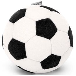Softball Sterntaler "Stoff, schwarz/wei&szlig;", schwarz (schwarz, wei&szlig;), B&auml;lle, Kinder&Oslash;:13cm, Materialmix, f&uuml;r Babys, &Oslash;:13cm