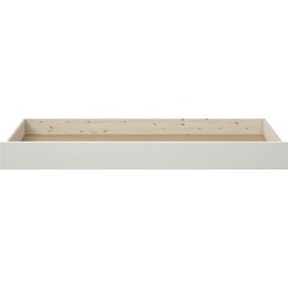 Schubkasten OTTO HOME "ERIK " nur passend zum Daybed "ERIK", wei&szlig;, B:185cm H:20,4cm T:64,3cm, Massivholz, Schubladen, Schubkasten, massive Kiefer, auf Rollen