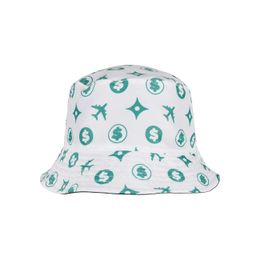 Cayler & Sons Sonnenhut CAYLER & SONS "Cayler & Sons Unisex L Voyage Reversible Bucket Hat", Damen, Gr. onesize, wei&szlig;, mc, 100% Polyester, H&uuml;te
