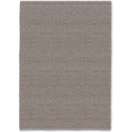 Sch&ouml;ner Wohnen Kollektion Teppich "Junika", grau (hellgrau), B:70cm H:0,8mm L:140cm, Polyester, Wolle, SCH&Ouml;NER WOHNEN-KOLLEKTION, Teppiche, Teppich, Indoor, nat&uuml;rliches Material