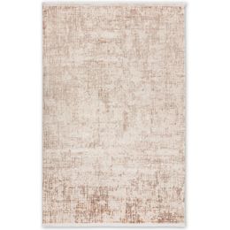 Sch&ouml;ner Wohnen Kollektion Teppich "Glory 251", gitter beige, B:80cm H:0,7mm L:150cm, Acryl, Viskose, SCH&Ouml;NER WOHNEN-KOLLEKTION, Teppiche, Teppich, Indoor, Oeko-Tex