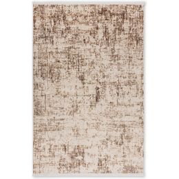 Sch&ouml;ner Wohnen Kollektion Teppich "Glory 251", gitter braun, B:160cm H:0,7mm L:230cm, Acryl, Viskose, SCH&Ouml;NER WOHNEN-KOLLEKTION, Teppiche, Teppich, Indoor, Oeko-Tex