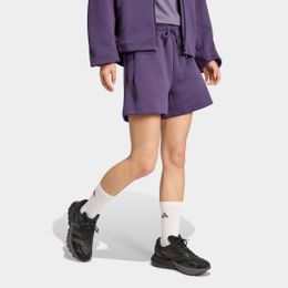 Shorts adidas Sportswear "ADIDAS Z.N.E", Damen, Gr. XL, N-Gr, aurora plum, normal, gr., Obermaterial: 57% Polyester, 43% Baumwolle, Hosen Shorts