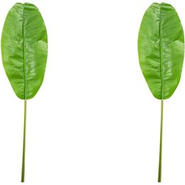 Kunstgirlande Creativ green "Bananenblatt", gr&uuml;n, B:29cm H:130cm T:1,5cm, Kunststoff, Kunstpflanzen