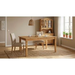 Esstisch OTTO HOME "Danuta, Tisch, Speisetisch", beige (natur ge&ouml;lt), B:140cm H:75cm T:90cm, Tische, Esstisch, wahlweise mit Schublade, aus massiver Kiefer, FSC-zertifiziert