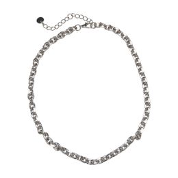Edelstahlkette Urban Classics "Urban Classics Unisex Uranus Basic Necklace", silber, Halsketten, Damen, onesize, Eisen, Edelstahlkette
