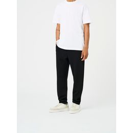 Only & Sons Jogginghose ONLY & SONS "ONSNEWKODYL LIFE LINUS REG PANT NOOS", Herren, Gr. M, N-Gr, schwarz, Sweatware, Obermaterial: 62% Polyester, 33% Viskose, 5% Elasthan, unifarben, regular fit normal, Hosen Jogginghose