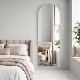 Spiegel OTTO HOME "Standspiegel Addrik, wahlweise in 2 Gr&ouml;&szlig;en 150x40cm oder 180x60cm", transparent (silber), B:60cm H:180cm T:2,7cm, Sicherheitsglas, Spiegel, Ganzk&ouml;rperspiegel mit Sicherheitsglas, in verschiedenen Farben