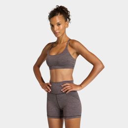 Sport-BH adidas Performance "ALL ME SPORT LIGHT SUPPORT BH", Damen, Gr. M, N-Gr, aurora coffee meliert, Obermaterial: 81% Polyester, 19% Elasthan, BHs Sport-BH