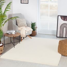 Hochflor-Teppich LIVABLISS "DADU", wei&szlig;, B:200cm H:47mm L:275cm, Kunstfaser, Teppiche