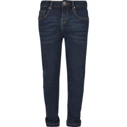 Cargojeans Urban Classics "Urban Classics Herren Boys Stretch Denim Pants", Jungen, Gr. 158/164, Normalgr&ouml;&szlig;en, dunkelblau, 98% Baumwolle, 2% Elasthan, unifarben, normal, Jeans