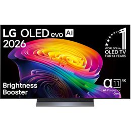 LG OLED-Fernseher "OLED48C68LA", Energieeffizienz: E (A-G), schwarz, 48 &Prime;, Fernseher