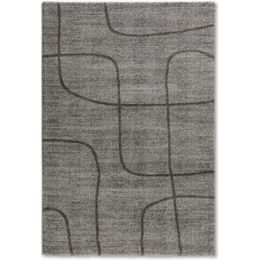 Teppich Astra "Samoa 252", linien grau, B:140cm H:2mm L:200cm, Polypropylen, Teppiche, Teppich, Indoor, Designed in Germany, Oeko-Tex